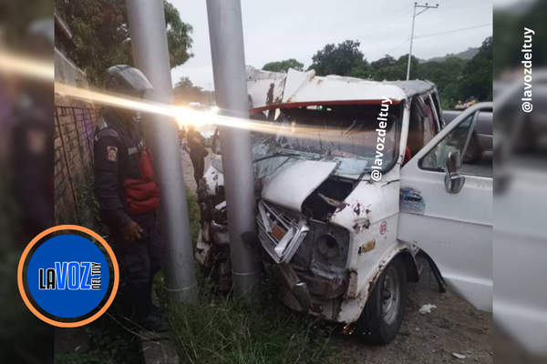 Seis personas lesionadas deja accidente de tránsito en la Intercomunal Ocumare - Charallave - La ...