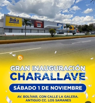 Daka inaugura su nueva tienda en Charallave: ¡territorio amarillo ...